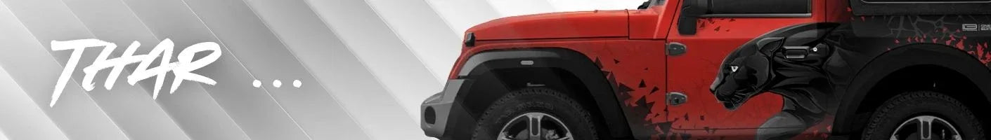 Mahindra Thar Vinyl Graphics & Wraps - Graphics & Partial X Series ...
