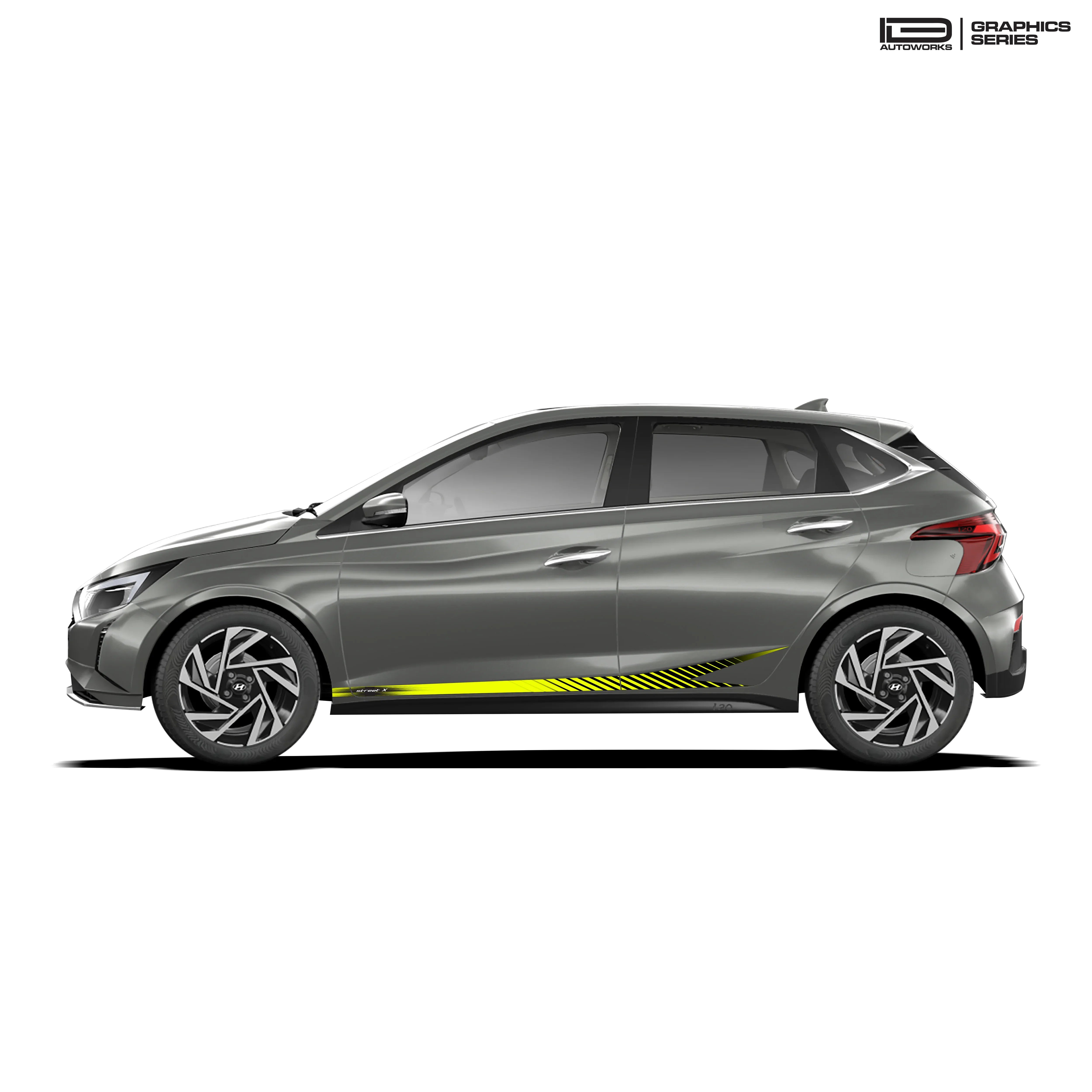 Street X Series Graphics for Hyundai i20 | IDE Graphics– Focus Auto ...