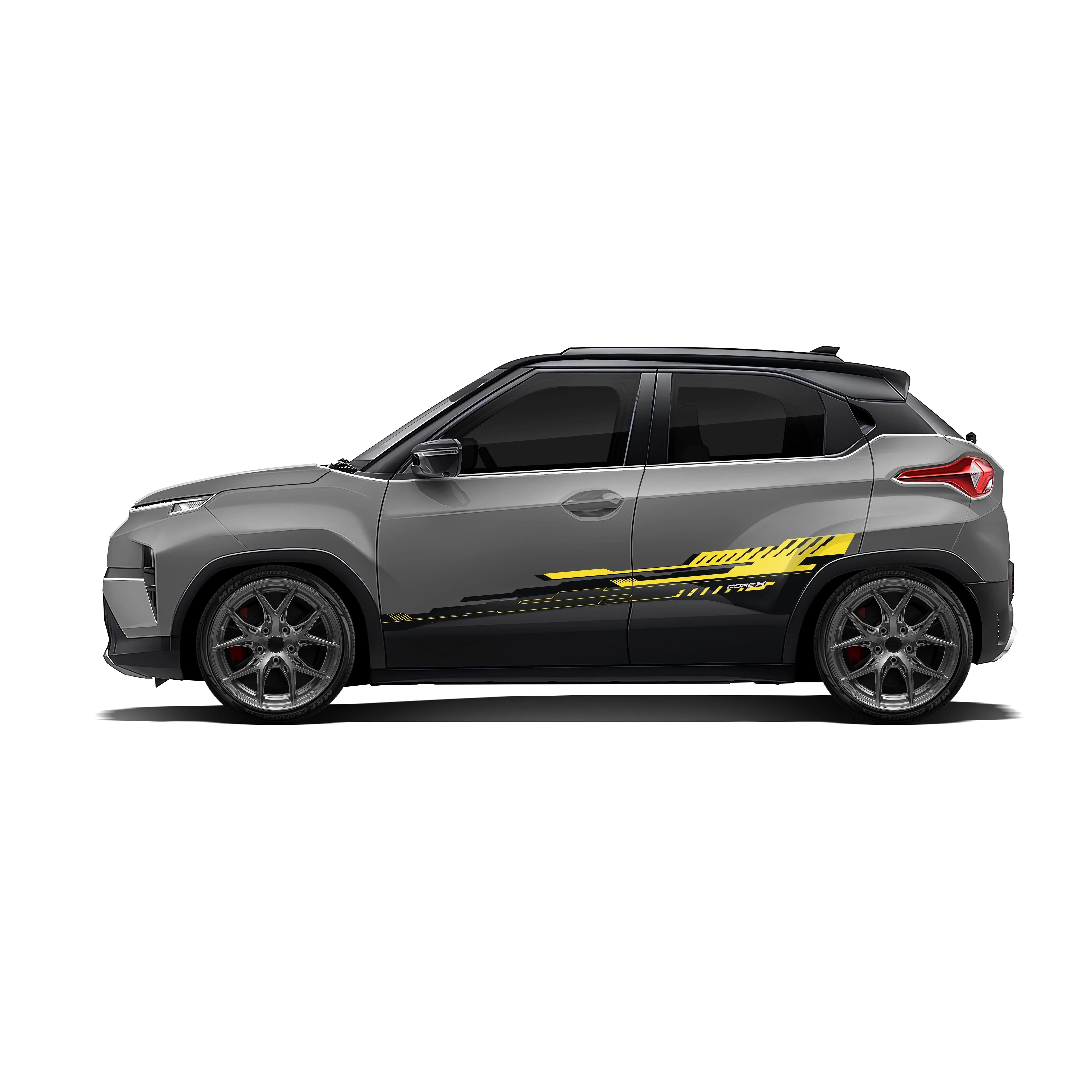 CoreX Edition Vinyl Graphics for Tata Punch | Premium Car Decals ...