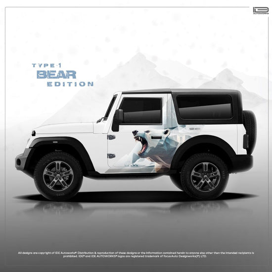 IDE PARTIAL X SERIES - Bear Edition Type 1 for Mahindra Thar (Everest ...